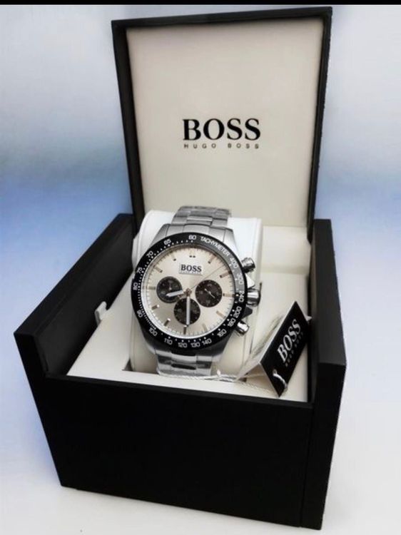 Neue Hugo Boss Herrenuhr mit Tachymeter | Kaufen auf Ricardo