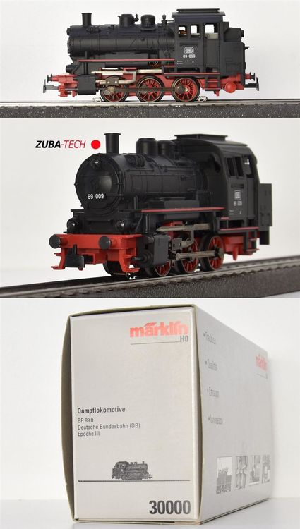 Märklin 30000 Dampflok BR 89.0 DB H0 WS | Kaufen auf Ricardo