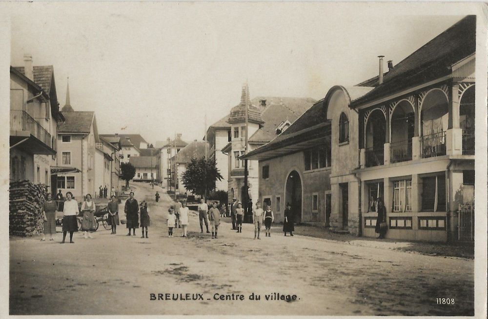 Les Breuleux,Centre du village,1930,TOP! | Acheter sur Ricardo