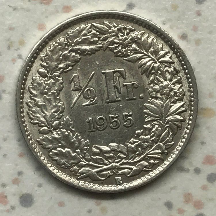 1955 50 Rappen fast vorzüglich !!! | Kaufen auf Ricardo