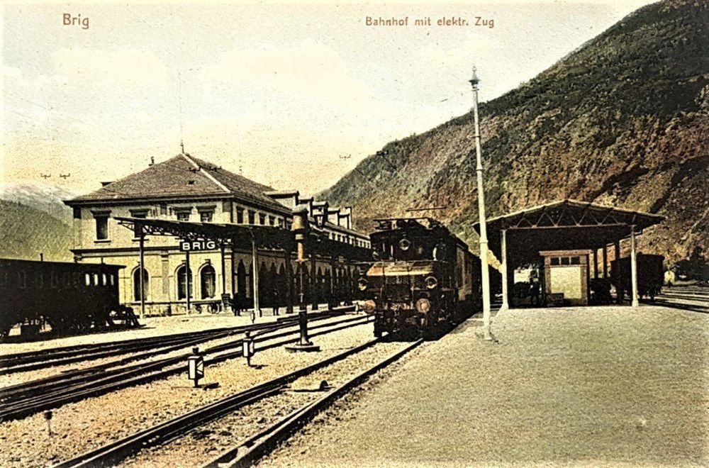 Brig - Bahnhof - Elektrischer Zug | Kaufen auf Ricardo