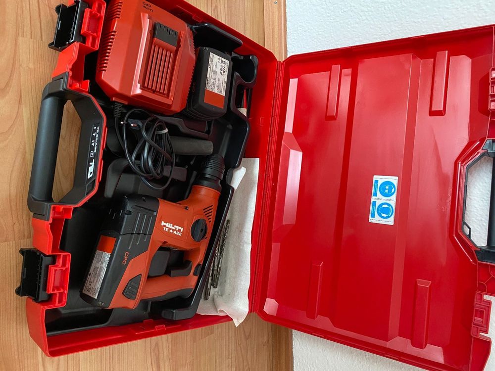 Hilti TE4-A22 Bohrhammer 2 Akkus TOP | Kaufen auf Ricardo