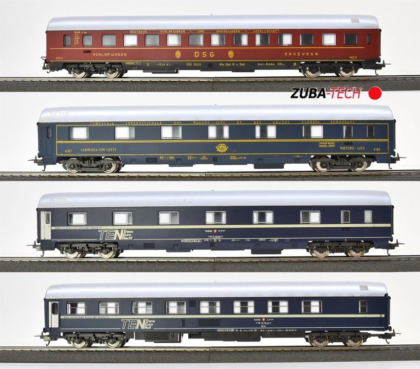 4x Lima Schlafwagen SBB DSG CIWL H0 GS | Kaufen auf Ricardo