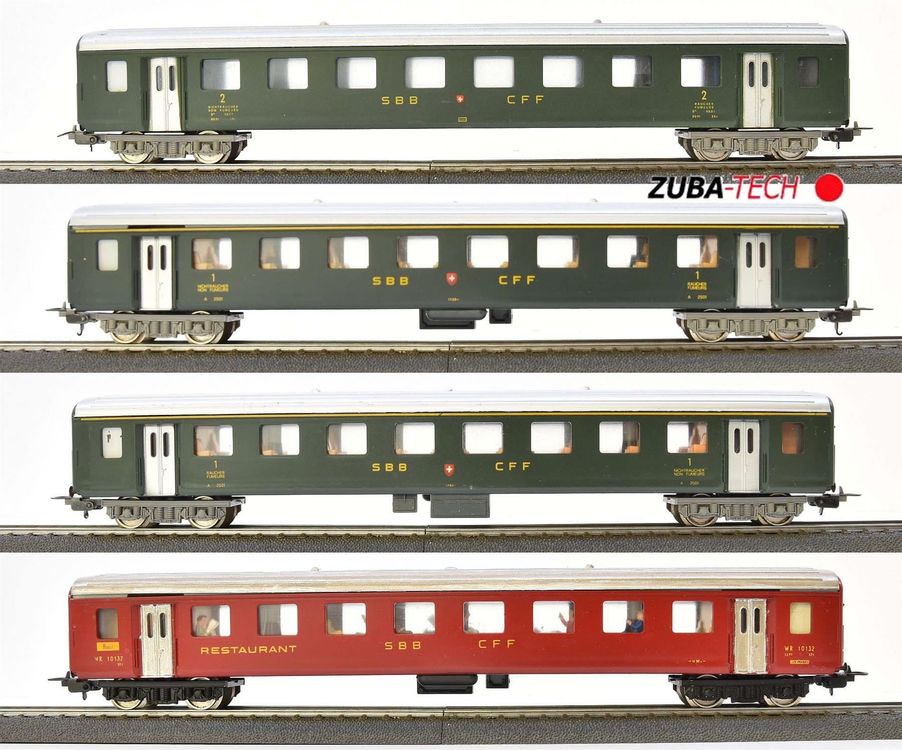 Lima 4x Personenwagen EW I der SBB H0 GS | Kaufen auf Ricardo
