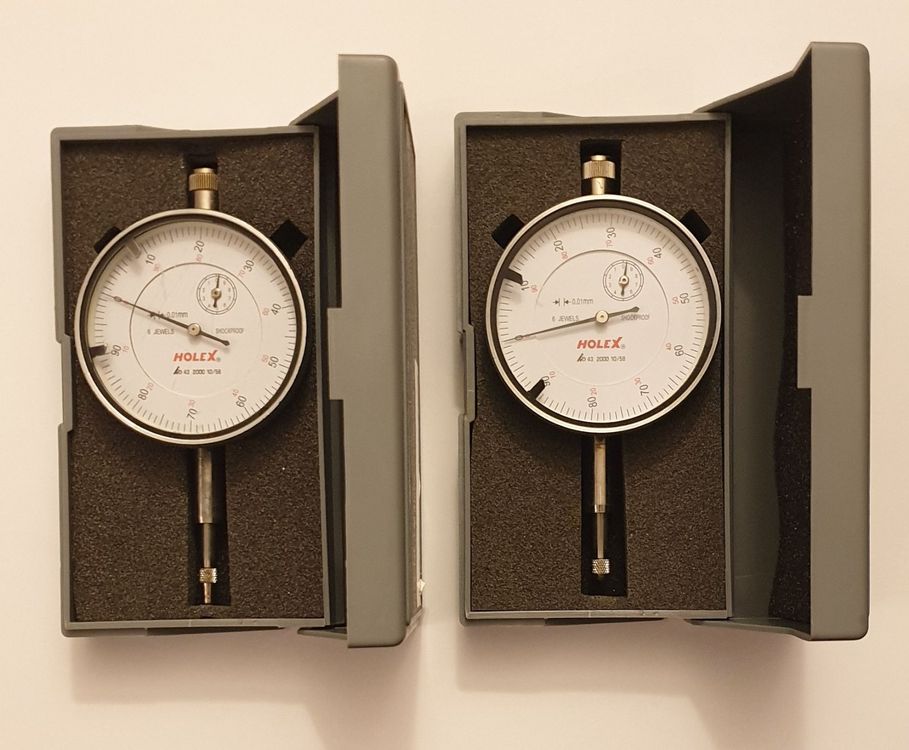 2x Holex Messuhr 0.01mm Feinzeiger | Kaufen auf Ricardo