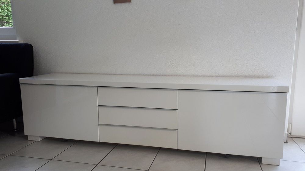 TV Möbel weiss, Bestå Burs, Lowboard | Kaufen auf Ricardo