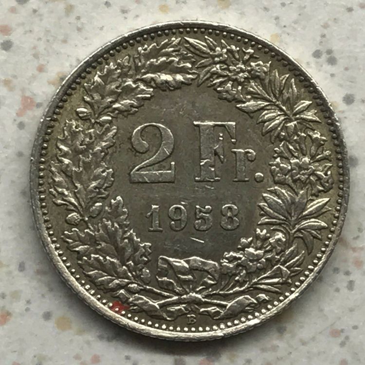 1958 2 Franken Silber !!!! | Kaufen auf Ricardo