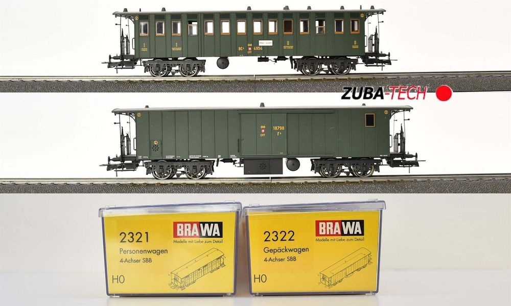 Brawa 2x Personenwagen SBB H0 GS mit OVP | Kaufen auf Ricardo