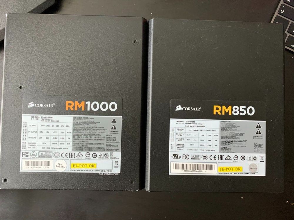 Corsair RM1000 + RM850 | Kaufen auf Ricardo
