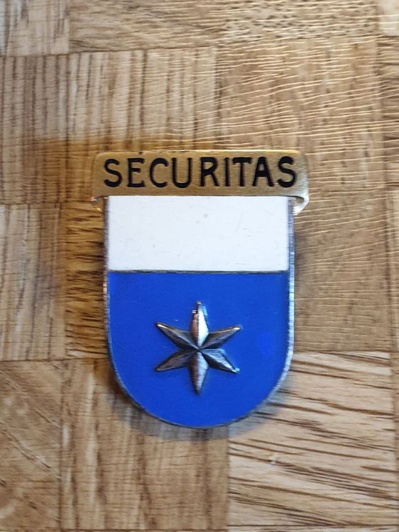 "SECURITAS" Uniform-emblem | Kaufen auf Ricardo