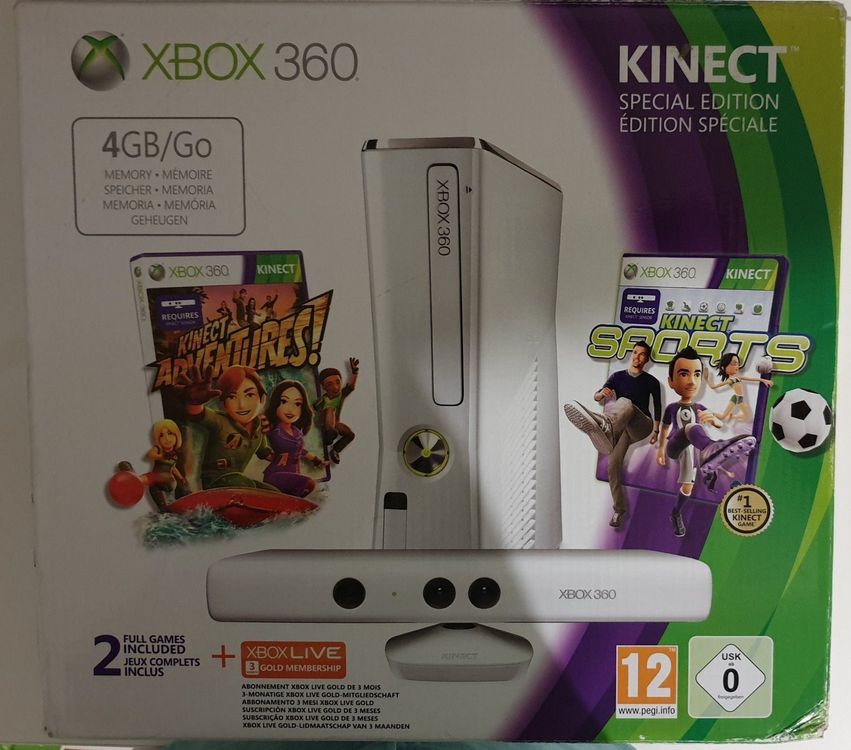 XBOX 360 KINECT SPECIAL EDITION 4GB/Go | Kaufen auf Ricardo