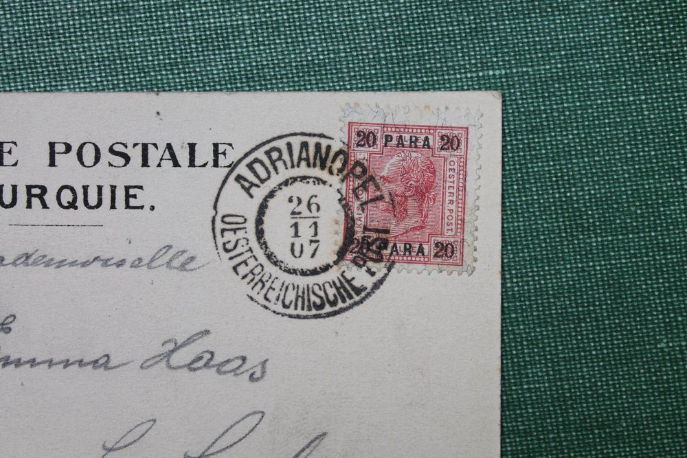 super Post-O ADRIANOPOL 1907 auf AK kaufen auf Ricardo
