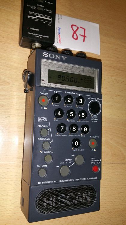 SONY ICF-PRO80 Funkempfänger [87] acheter sur Ricardo