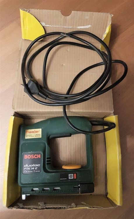 Elektro-Tacker Bosch PTK 14 E | Kaufen auf Ricardo