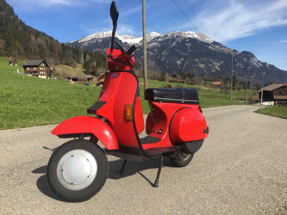 Vespa PX T5 125 Rot 1986 | Kaufen auf Ricardo