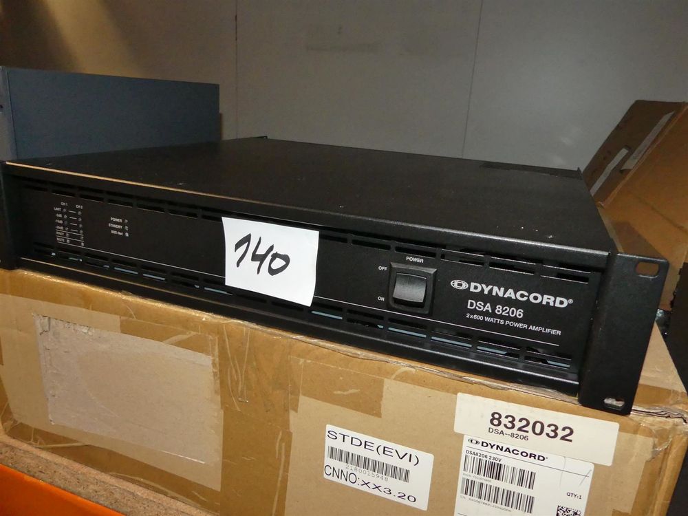 140) Dynacord DSA 8206 Endstufe | Kaufen auf Ricardo