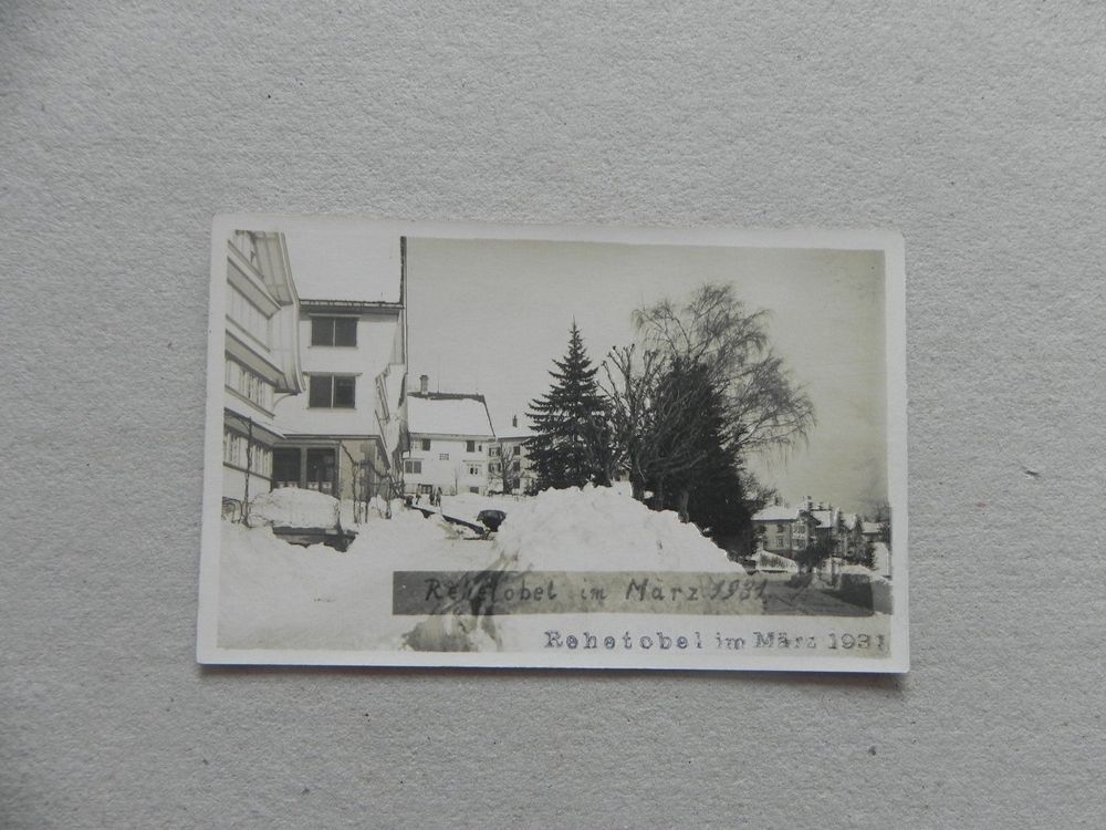 Echtphoto Karte Rehetobel Appenzell 1931 | Kaufen auf Ricardo