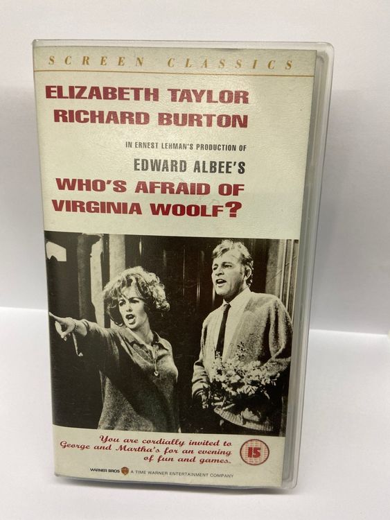 Who's Afraid Of Virginia Woolf?VHS(1966) | Acheter sur Ricardo