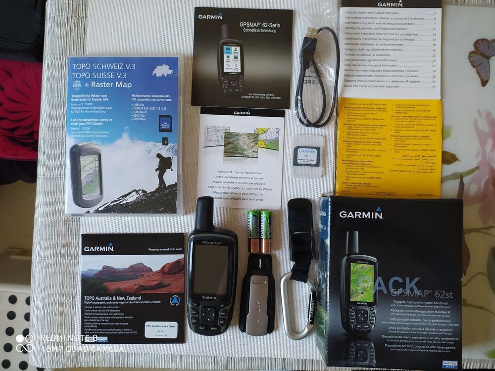 GARMIN GPSMAP 62ST inkl. SWISS TOPO V3 ! | Kaufen auf Ricardo