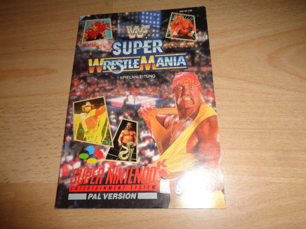 Anleitung zu WWF Super WrestleMania SNES | Kaufen auf Ricardo