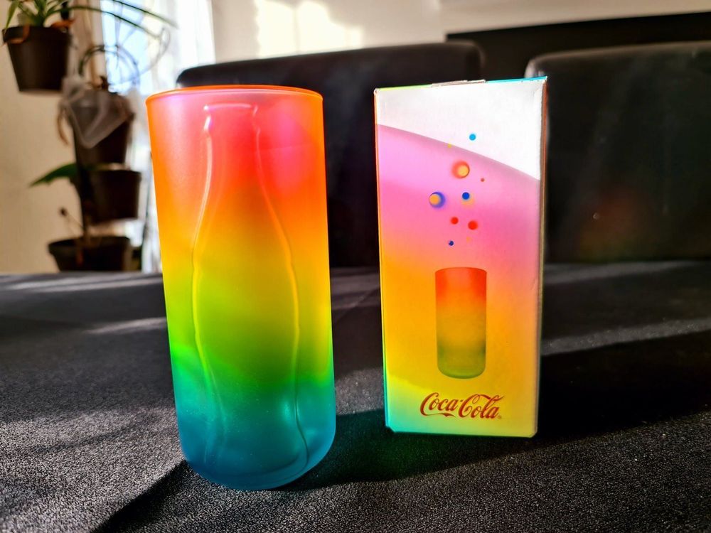 Rainbow Coca Cola Glas Special Edition | Kaufen auf Ricardo