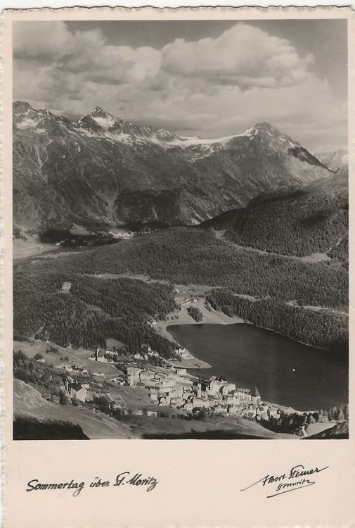 Vintage Albert Steiner,sign.,St. Moritz | Kaufen auf Ricardo