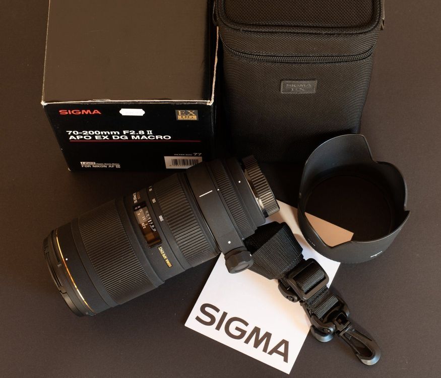 SIGMA 70-200mm F2.8 II, APO EX DG MACRO | Acheter sur Ricardo