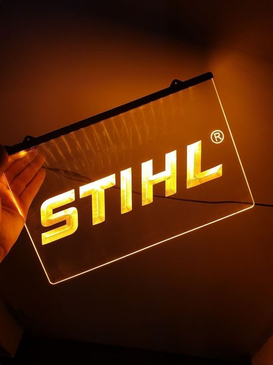 Stihl Motorsäge LED Reklame Schild | Kaufen auf Ricardo