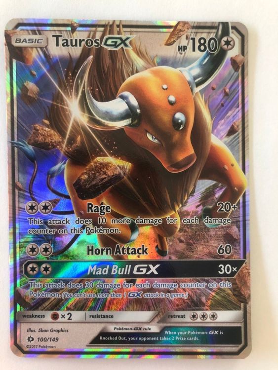 Tauros GX Rare Pokemon TCG Kaufen Auf Ricardo tauros-gx-rare-pokemon-tcg-kaufen-auf-ricardo