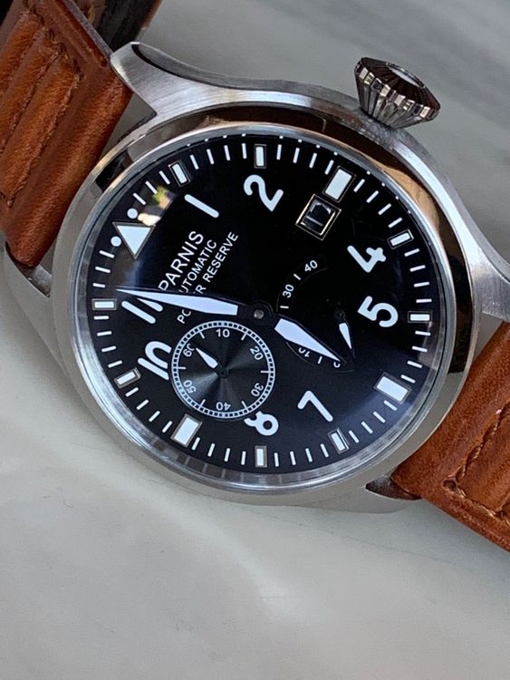 Parnis Flieger Automatik Uhr, Mod. Pilot | Kaufen auf Ricardo