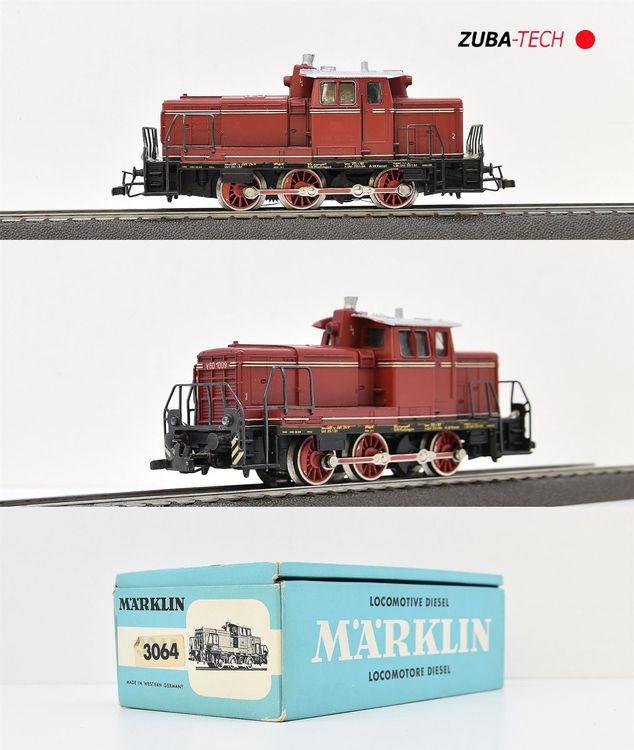 Märklin 3064 Rangierlok V60 DB H0 WS OVP | Acheter sur Ricardo
