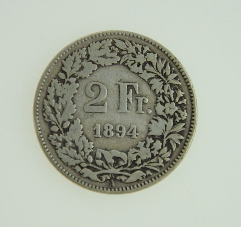 2 Franken 1894 Silbermünze | Kaufen auf Ricardo