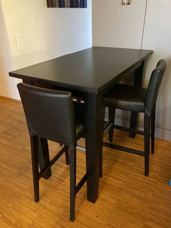 Hoher Tisch mit 3 Barhocker | Kaufen auf Ricardo