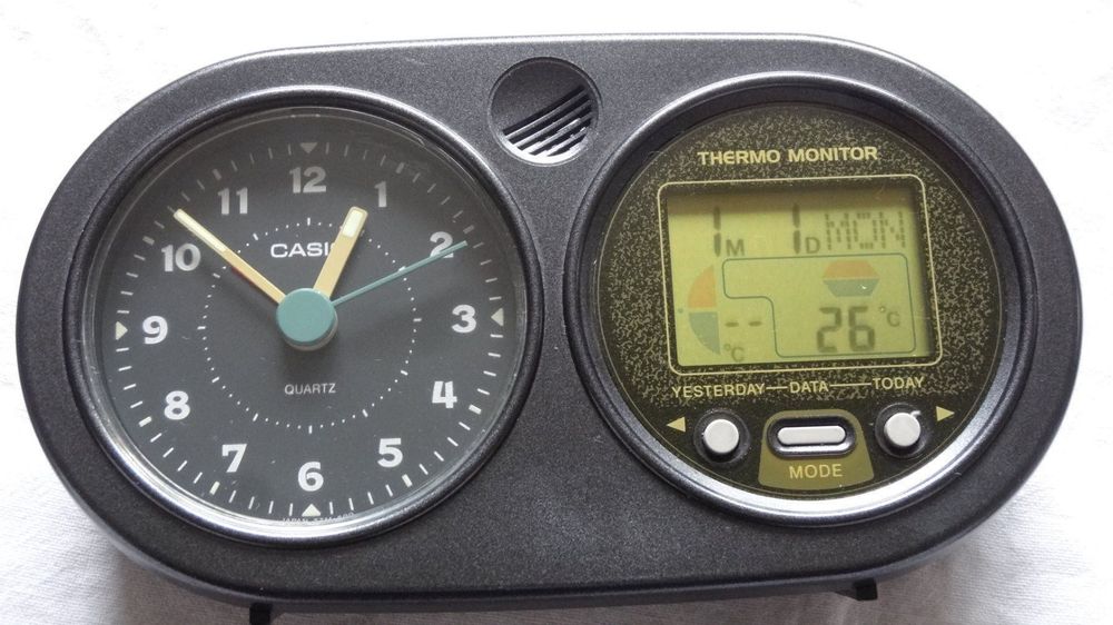 CASIO THERMO MONITOR-UHR.TIP TOP LÄÜFT | Kaufen auf Ricardo