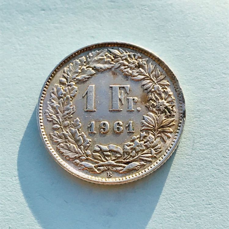 1 Franken 1961 Silber | Kaufen auf Ricardo