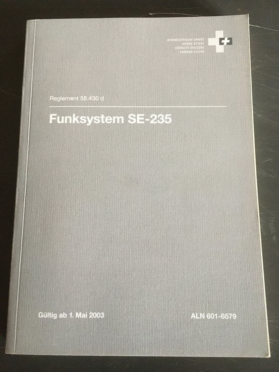Reglement Funksystem SE-235/58.430 d | Kaufen auf Ricardo