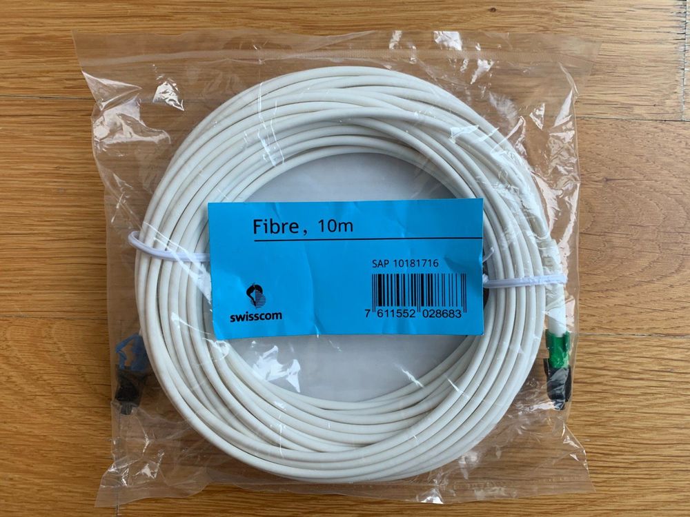 Swisscom Glasfaser Kabel 10m | Kaufen auf Ricardo
