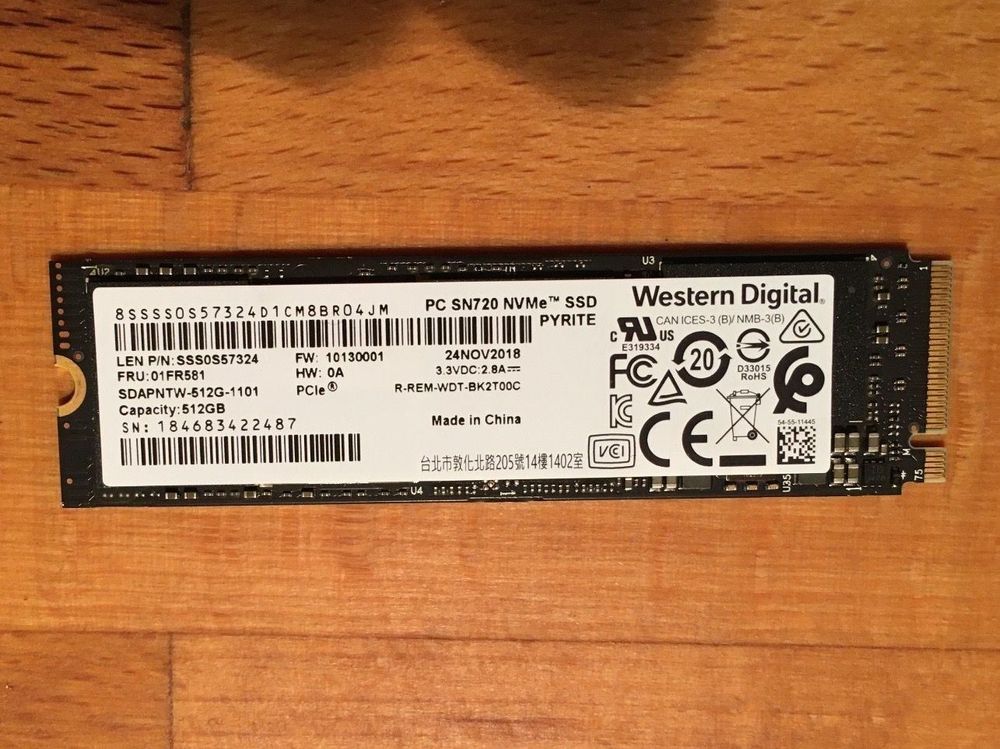 512 GB SSD Western Digital M.2 PCIe NVMe | Acheter sur Ricardo