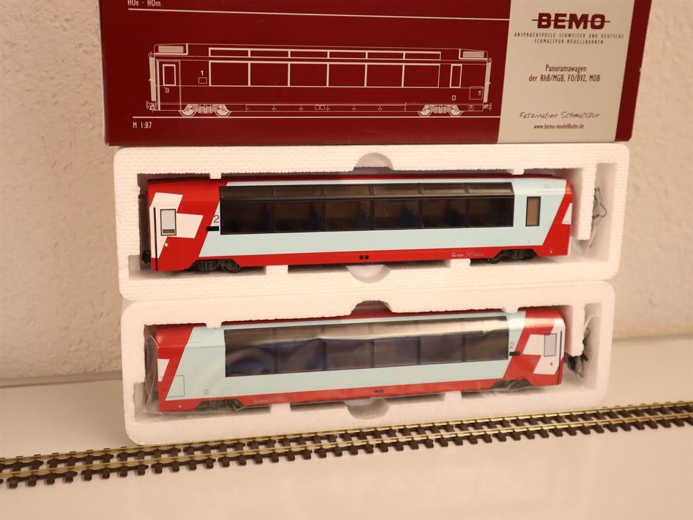 BEMO Glacier Express Panoramawagen Set | Kaufen auf Ricardo
