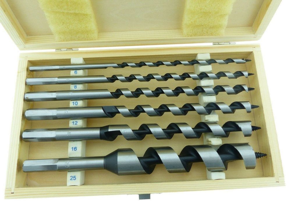 Holzbohrer Set 230mm Ø 6,8,10,12,16,25mm | Kaufen auf Ricardo