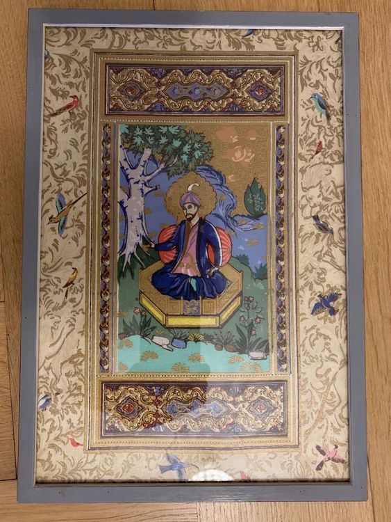 Antik Persische Miniatur Wandbild | Kaufen auf Ricardo