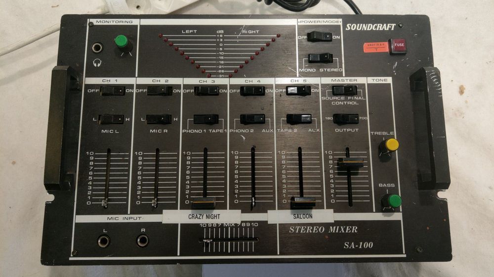 Soundcraft SA-100 DJ-Mixer (x762) | Kaufen auf Ricardo