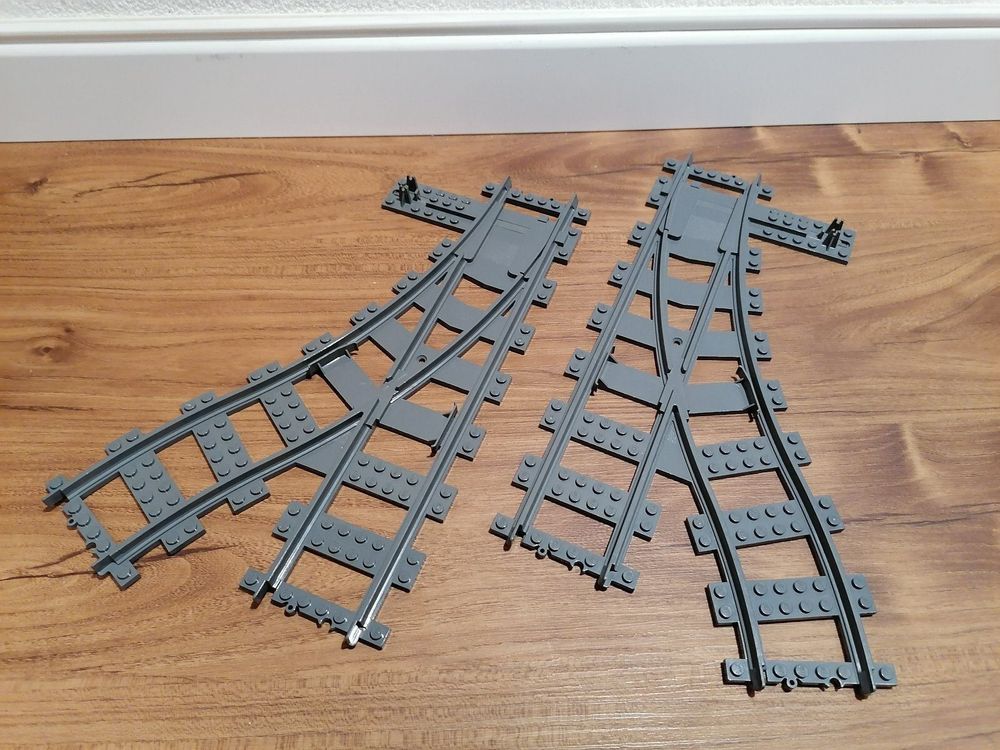 2 Lego City Eisenbahn Schienen Weichen | Kaufen auf Ricardo