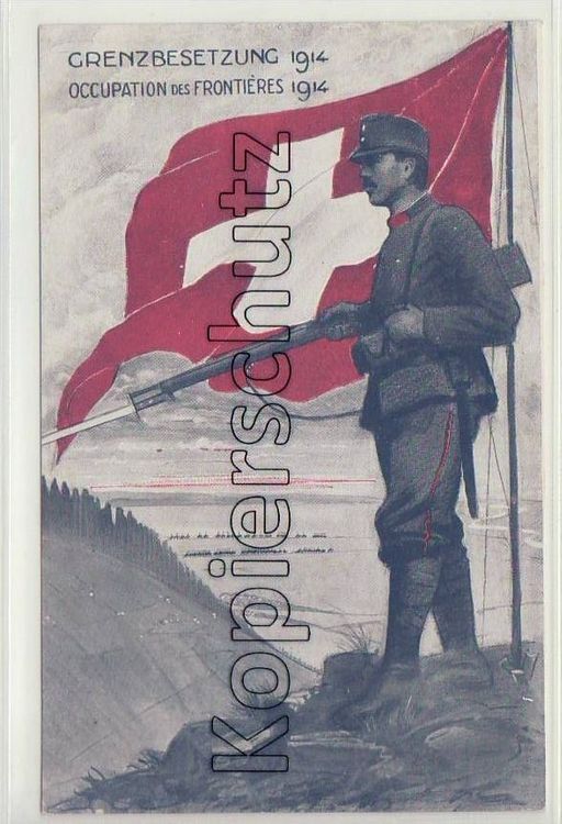 AK Militär Schweiz, Grenzbesetzung 1914 | Kaufen auf Ricardo