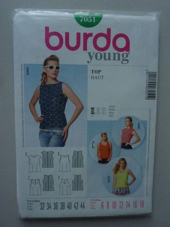 burda young 7051 Schnittmuster | Kaufen auf Ricardo