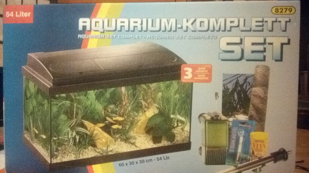 Aquarium Komplettset 54 lit 60x30x30 cm | Kaufen auf Ricardo