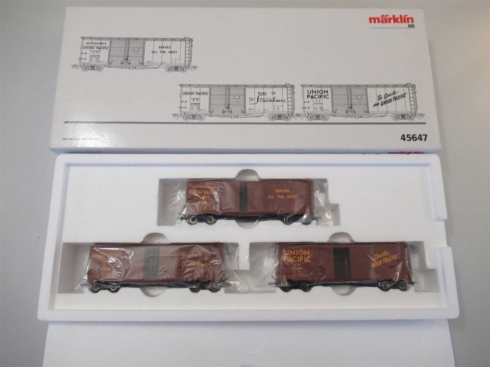 Märklin 45647 Double-Door Box Cars U.P. | Kaufen auf Ricardo