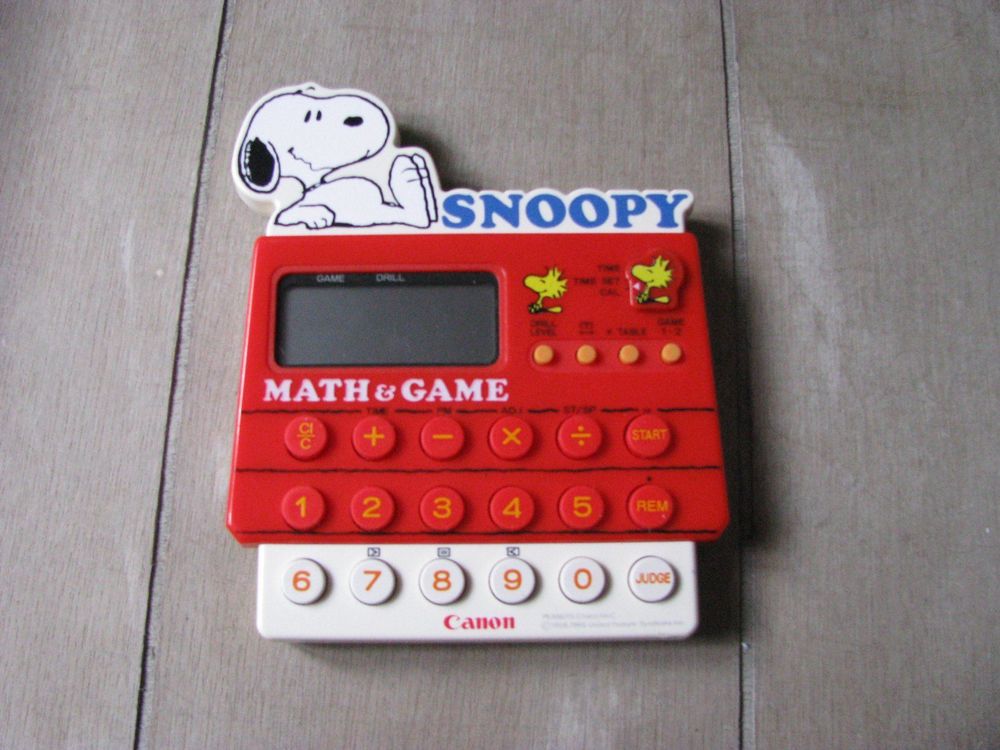 Snoopy Canon Math&Game Calculator | Kaufen auf Ricardo