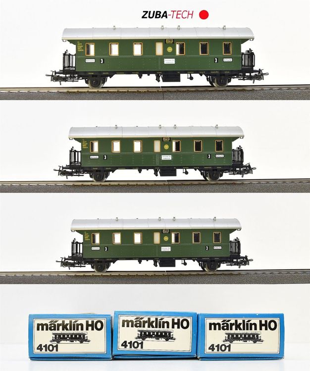Märklin 4101 3x Plattformwagen DRG H0 WS | Kaufen auf Ricardo