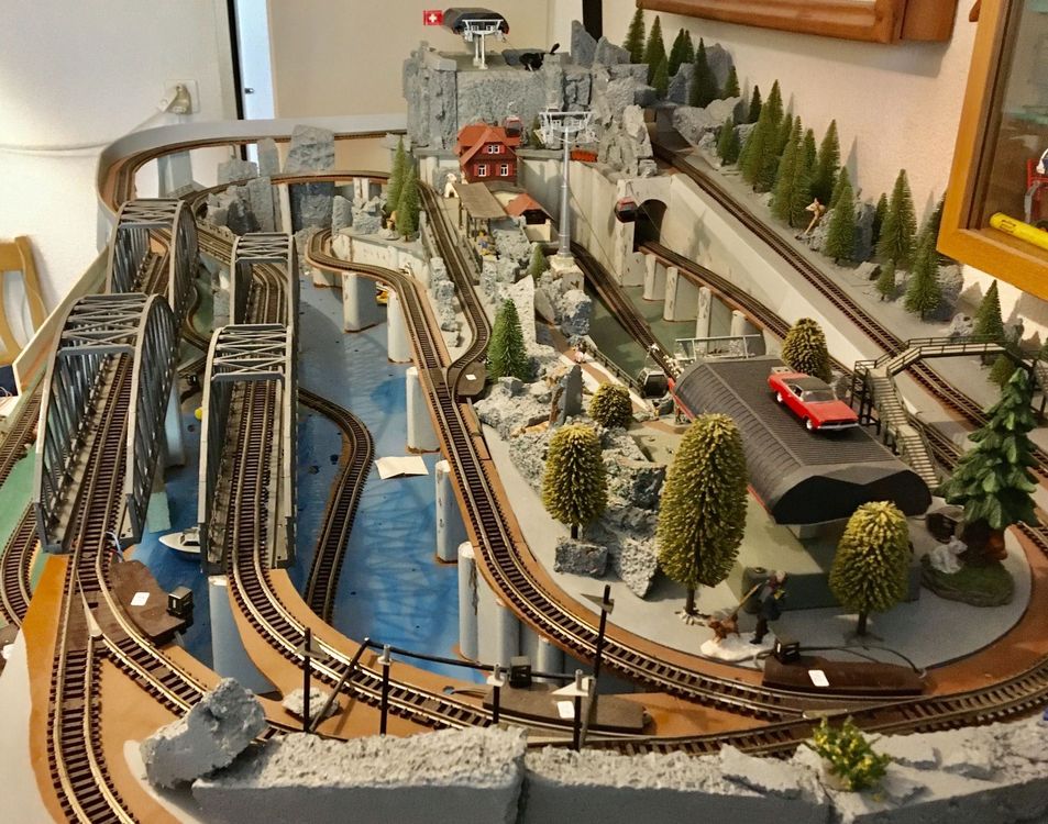 Wesa Eisenbahn Anlage inkl. Rollmaterial | Kaufen auf Ricardo